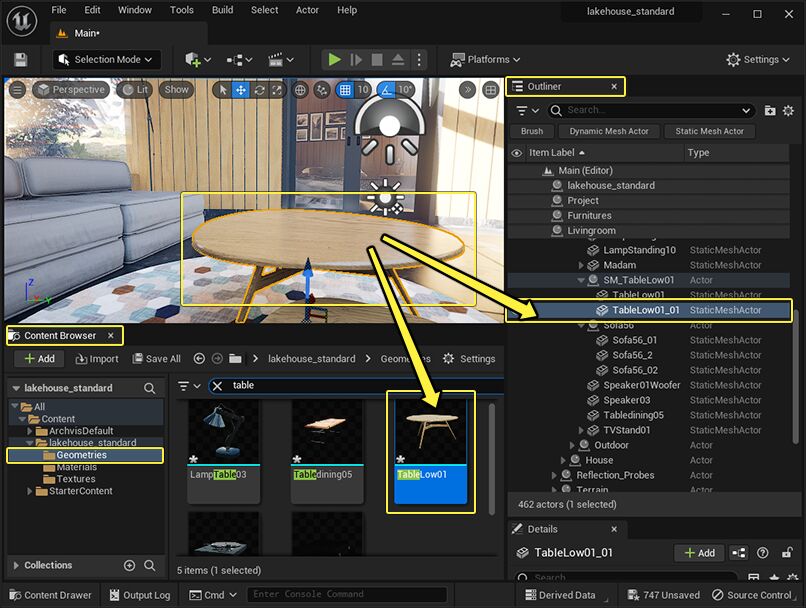 Static Mesh Asset and Static Mesh Actor